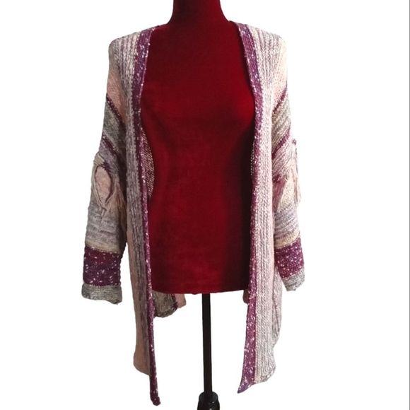 Flying Tomato | Sweaters | Flying Tomato Openfront Cardigan Fringe Size ...